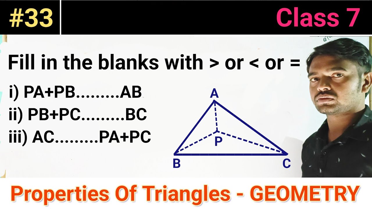 Fill in the blanks with, if P is a point......|Geometry |Class 7 ...