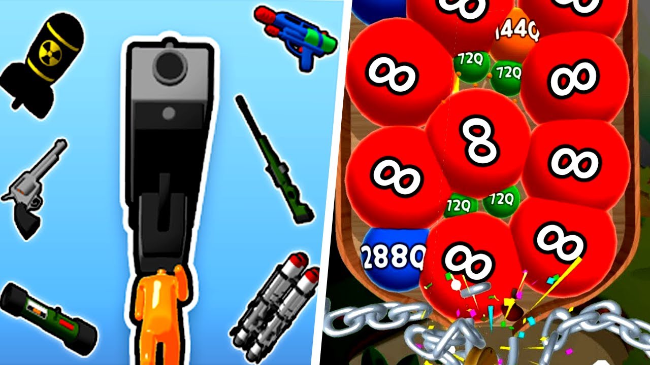 Gun Head Run | Laser Bubbles - Max Level Gameplay (Part 1) - YouTube