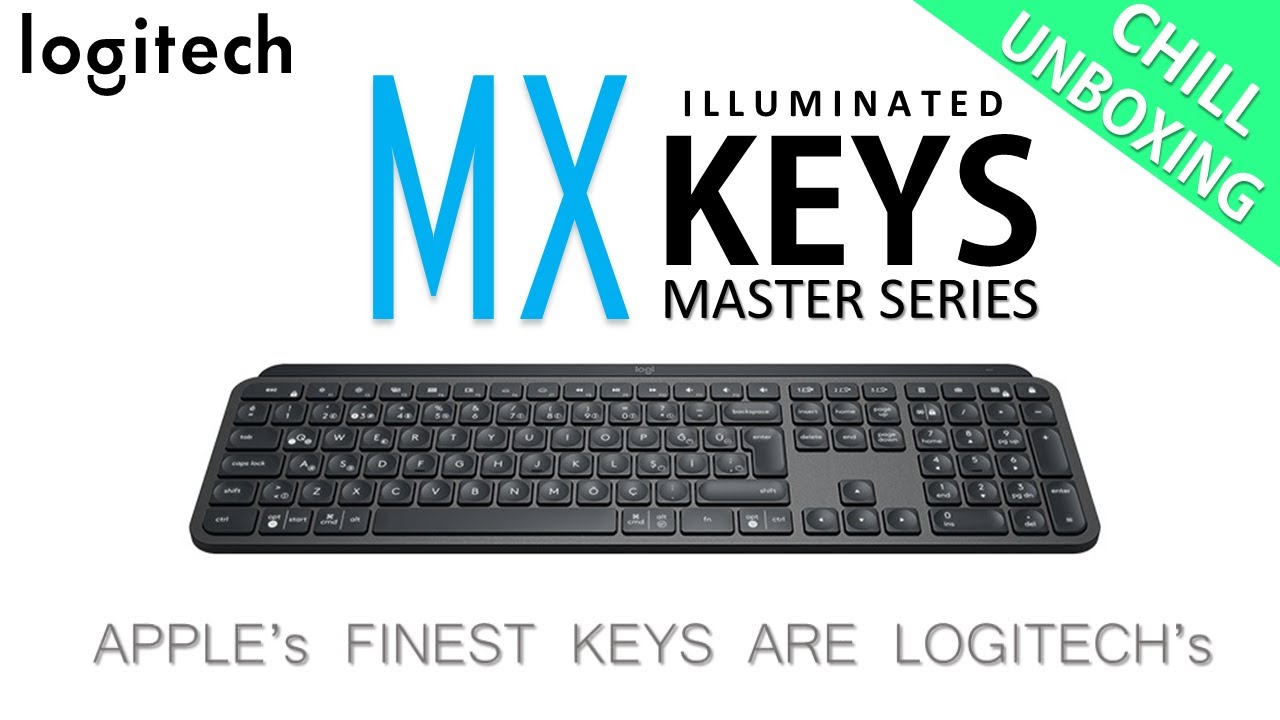 Simply the Best! - Logitech MX KEYS Master Series Wireless Illuminated ...