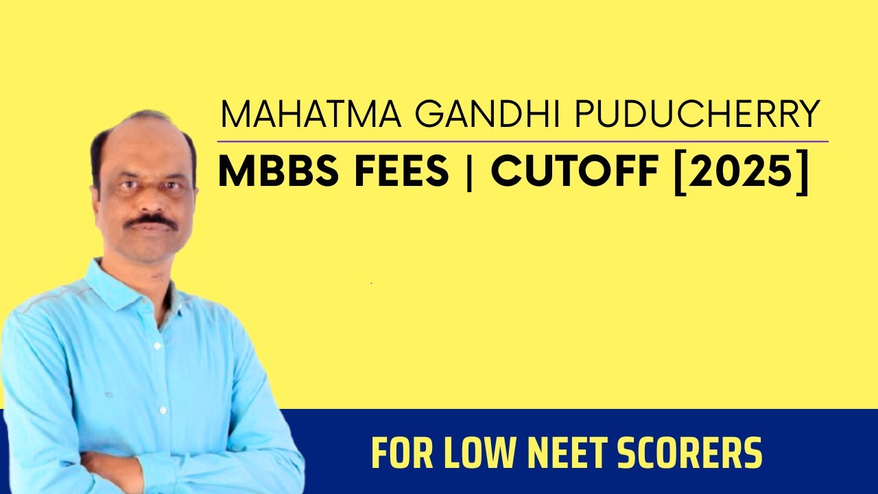 Mahatma Gandhi Medical College, Puducherry (MGMCRI): Fees, Cutoff ...