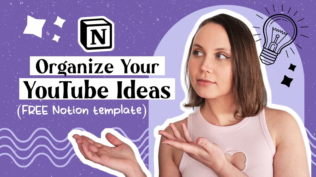 How to Organize Your Ideas with Notion | Free Notion Template for New ...