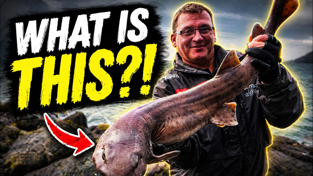 Bull Huss and Conger 🐟 fishing in North Wales. - YouTube