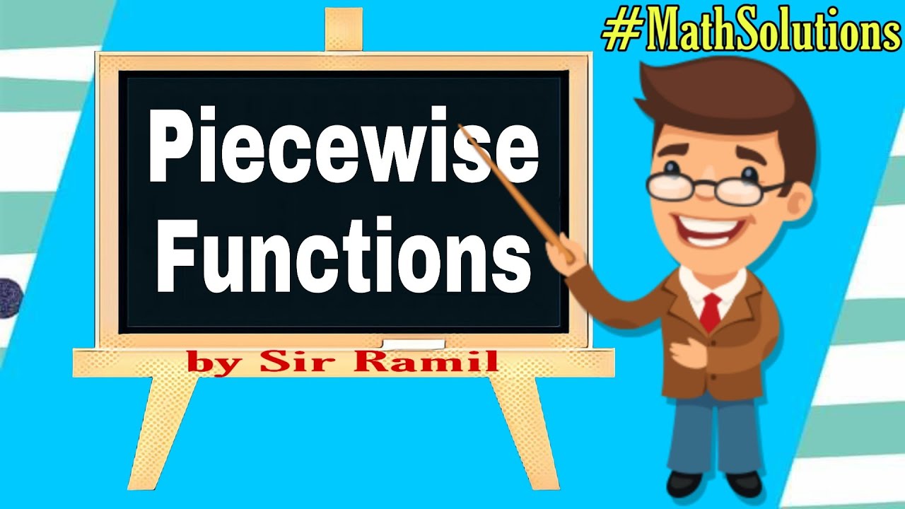How to represent a piecewise function - YouTube