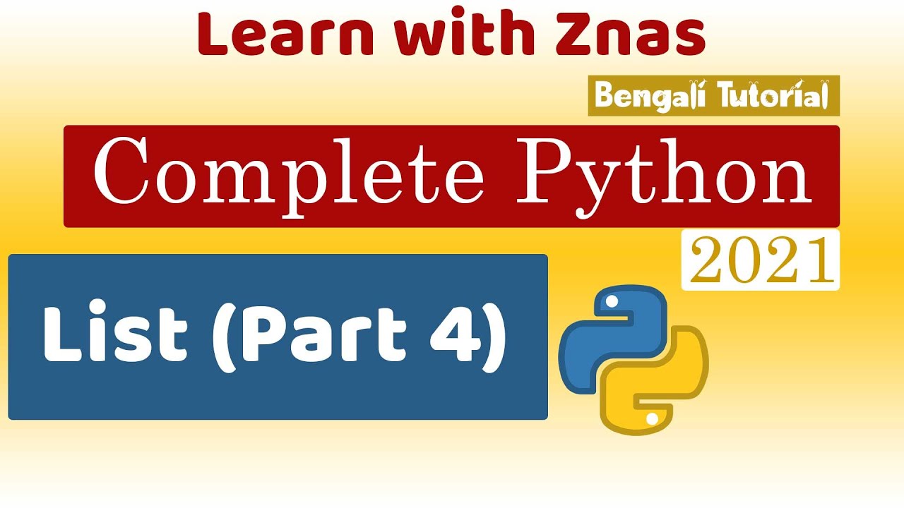List In Python Part 4 YouTube list-in-python-part-4-youtube