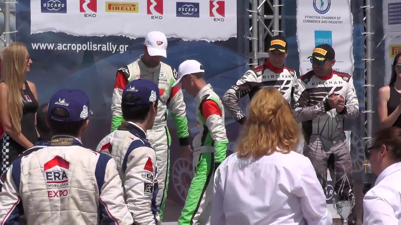 ERC Rally Acropolis 2018 τερματισμος - YouTube