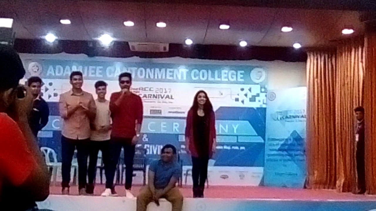 Adamjee Cantonment College 2nd IT fest a Salman, soumik,souvik, tamim ...