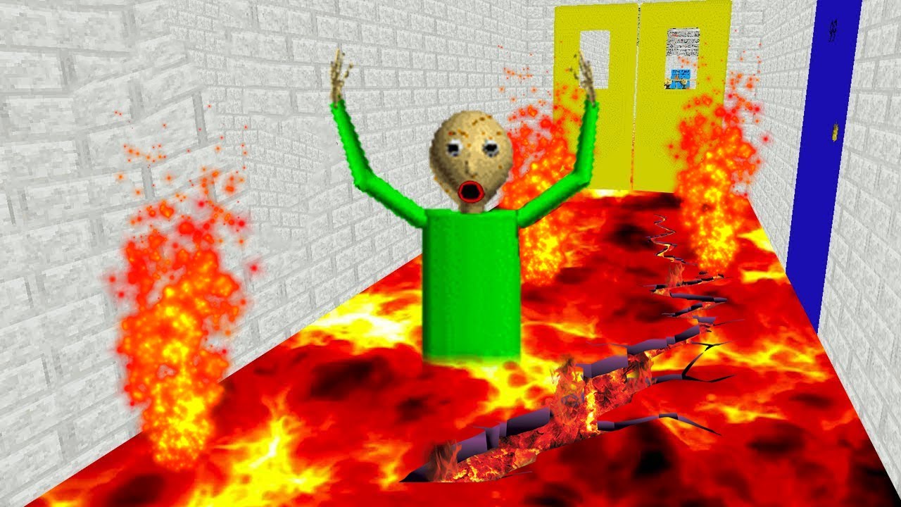 Funny moments in Baldi's Basics Animation - YouTube