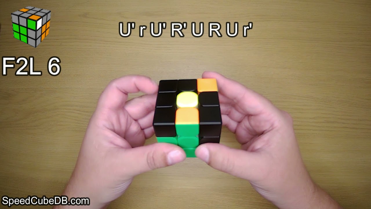 F2L Algorithms, FR Slot - F2L 6 - YouTube
