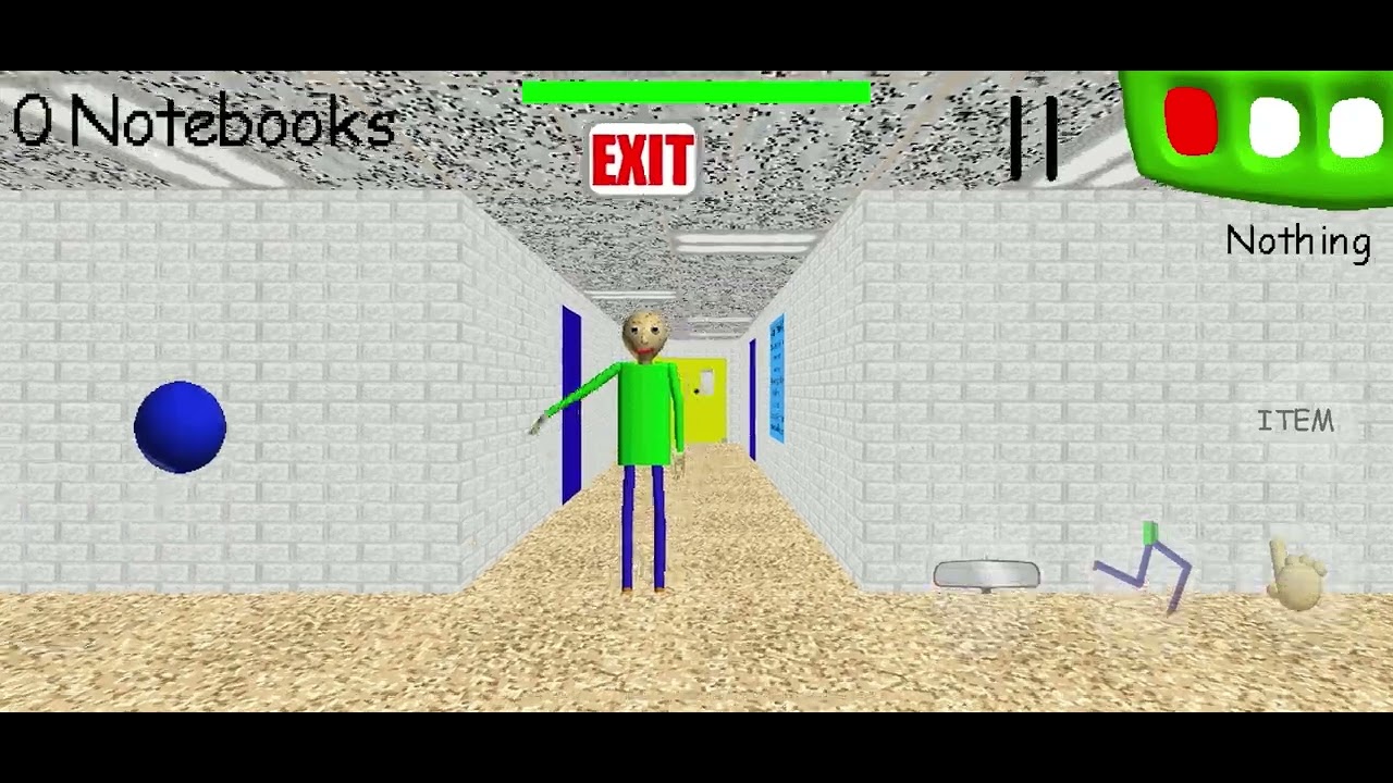 Playing baldi basic! - YouTube
