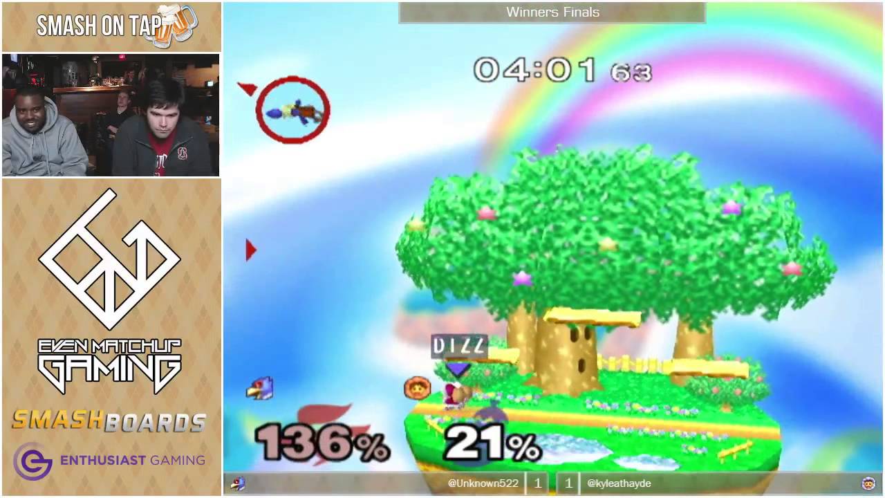Ryan Ford (Marth) vs dizzkidboogie (ICs) - Smash On Tap 4 - SSBM ...