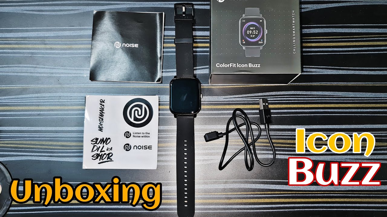 Noise Colorfit Icon Buzz Unboxing & Review ⚡️Best Budget Smartwatch ...
