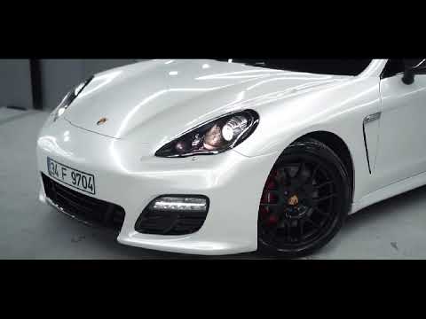 Porsche Panamera GTS Turbo Dönüşüm / İnci Beyazı Folyo Kaplama