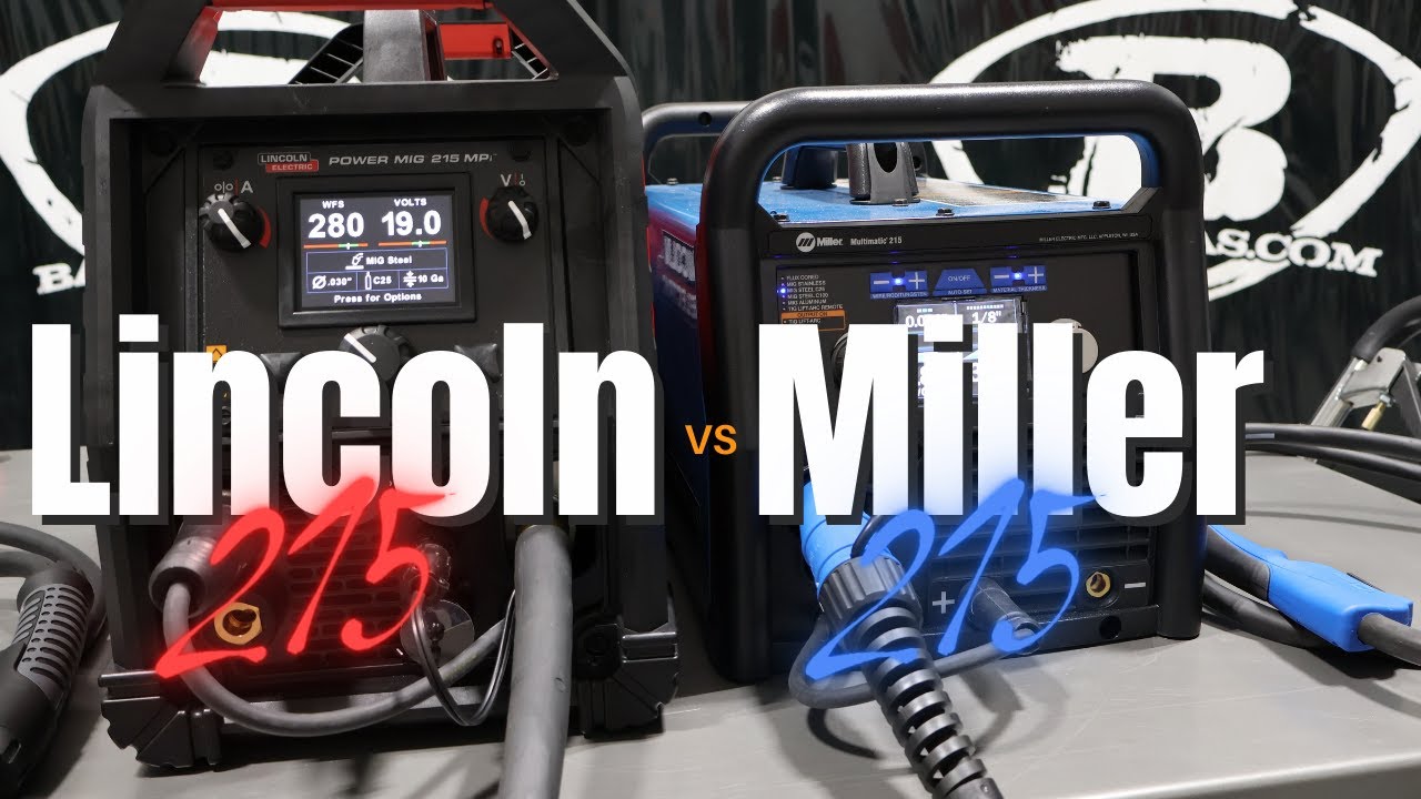 Miller 215 vs. Lincoln 215 - YouTube