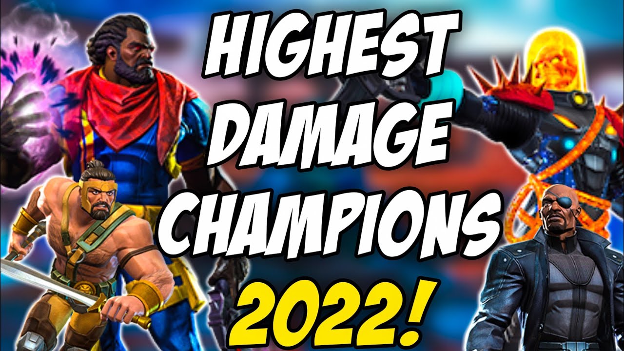 MCOC HIGHEST DAMAGE OUTPUT CHAMPIONS! | BEST DPS (NO SYNERGIES) MARVEL ...