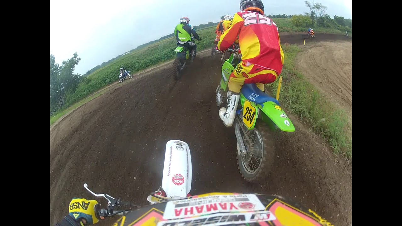 1983 Yamaha YZ490 Midwest VMX Log Road MX Bronson MI. EVO Practice 21st ...