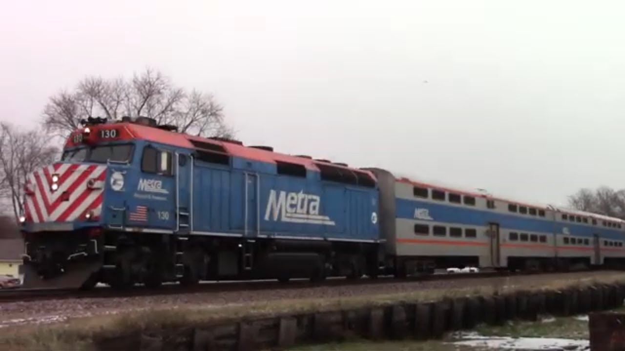 ASC E Bell: Metra 130 West Harvard, IL 11/21/18 - YouTube