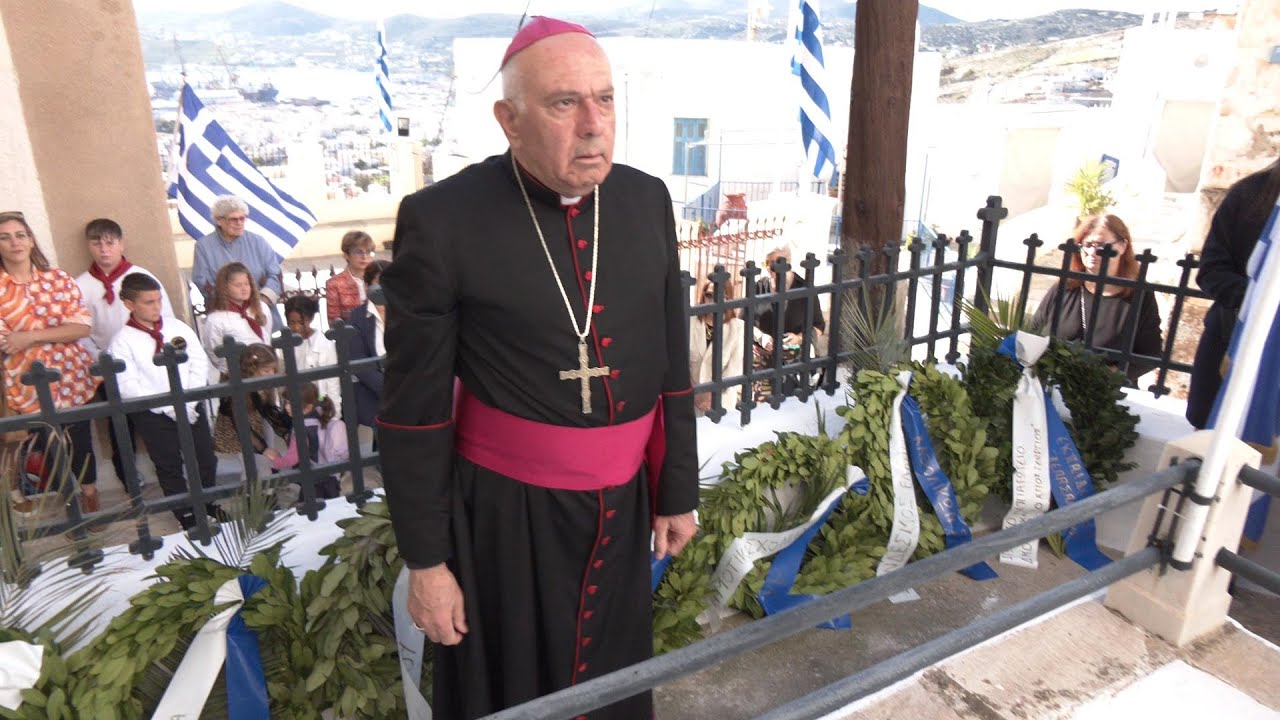 Άνω Σύρος 28-10-2025 Δοξολογία - Στεφάνωση για την Επέτειο του ΟΧΙ ...