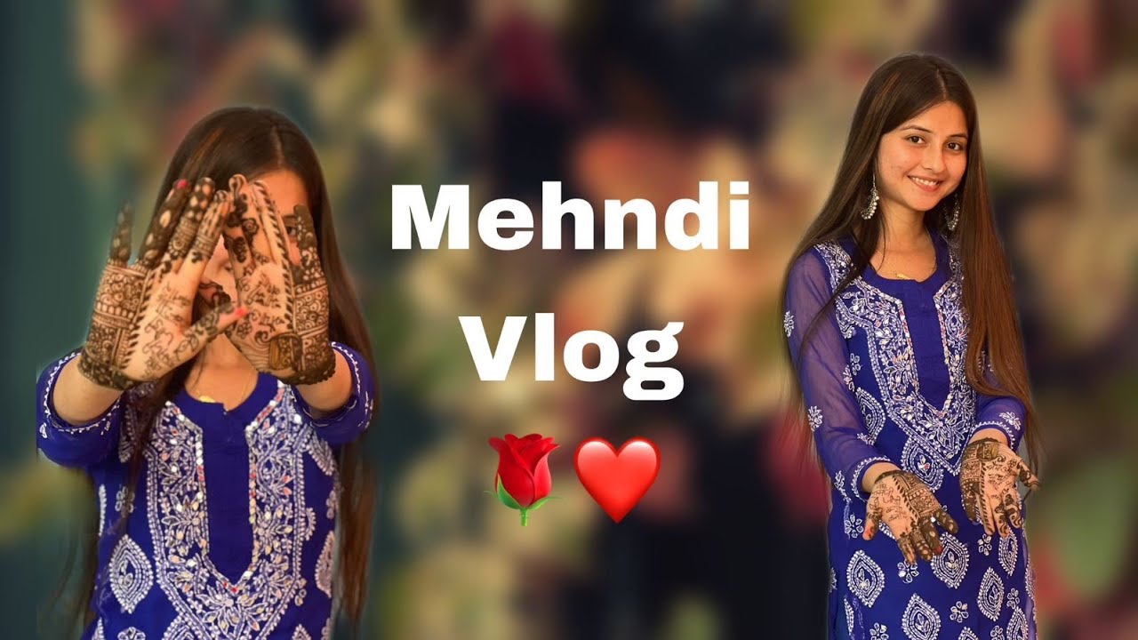 Mehndi Rasam at Brother Marriage ||Muskan Rajput - YouTube