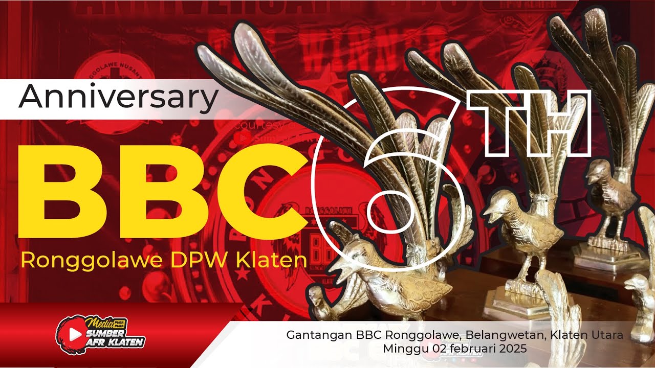Anniversary BBC Ronggolawe Klaten 2025 yang ke 6 #ronggolawenusantara # ...