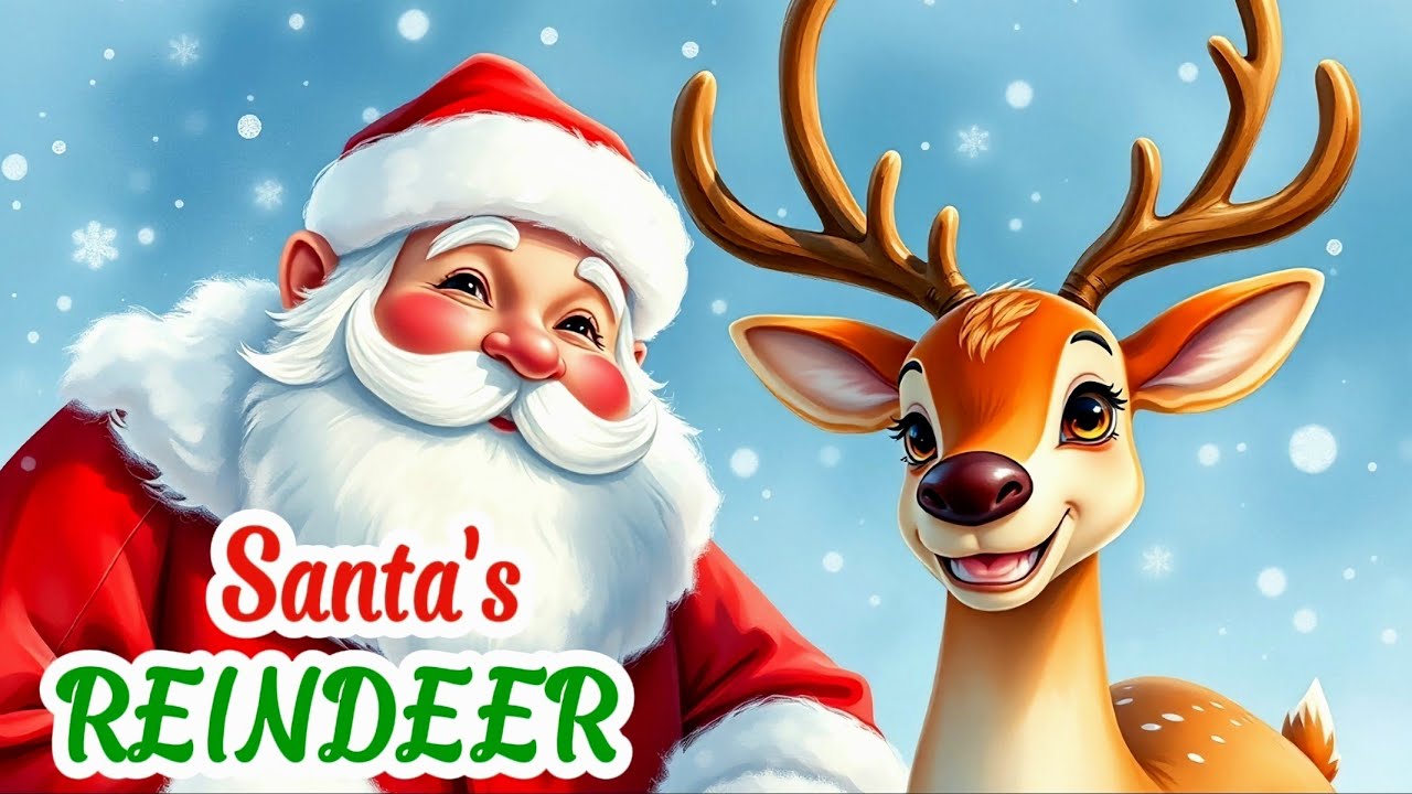 The Magical Tale of Santa's Reindeer | Animated Christmas Story for ...