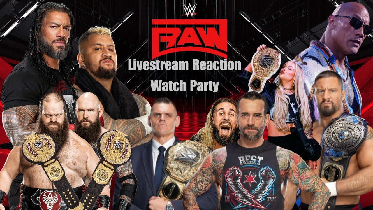 WWE Monday Night Raw Livestream Reaction Watch Party 1/6/2025 - YouTube