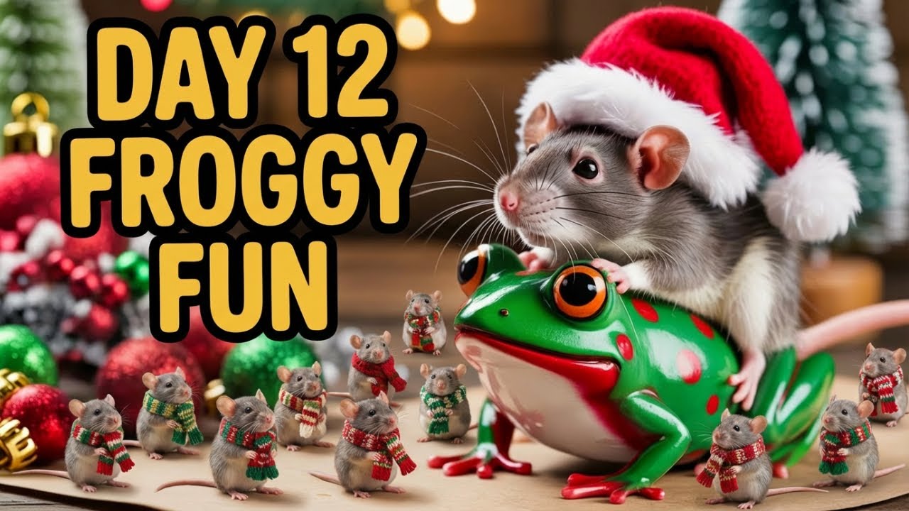 12 Days Of Christmas - Day 12 Festive Froggy Fun - YouTube