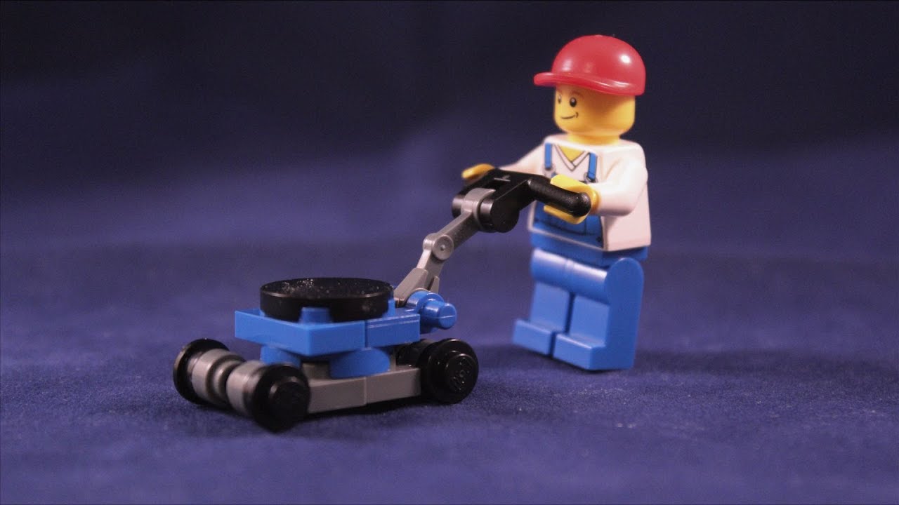 LEGO Tutorial: How to Build a Lawnmower - YouTube