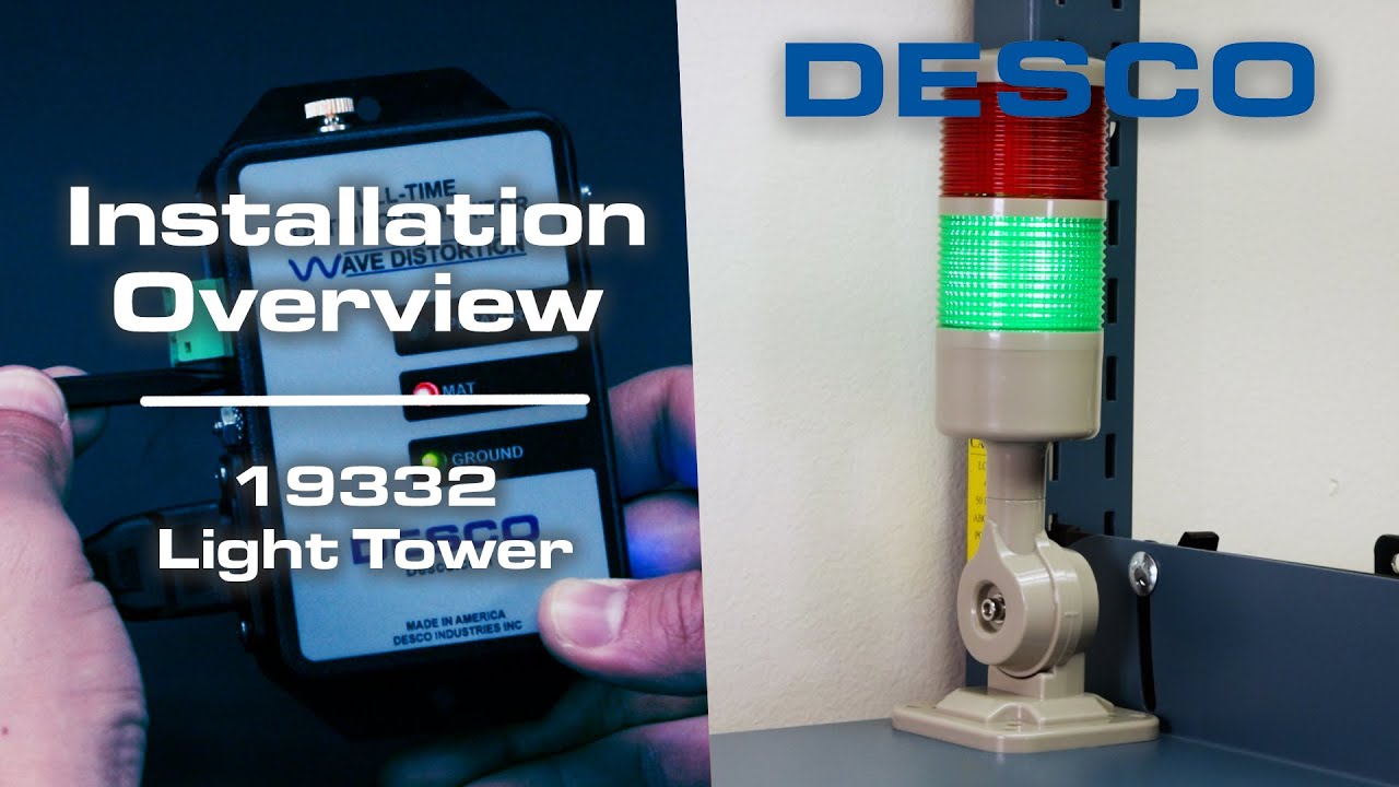 Desco 19332 Light Tower - YouTube