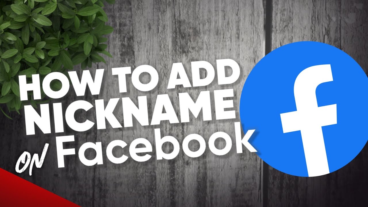 How to add NickName on Facebook App 2023 - YouTube