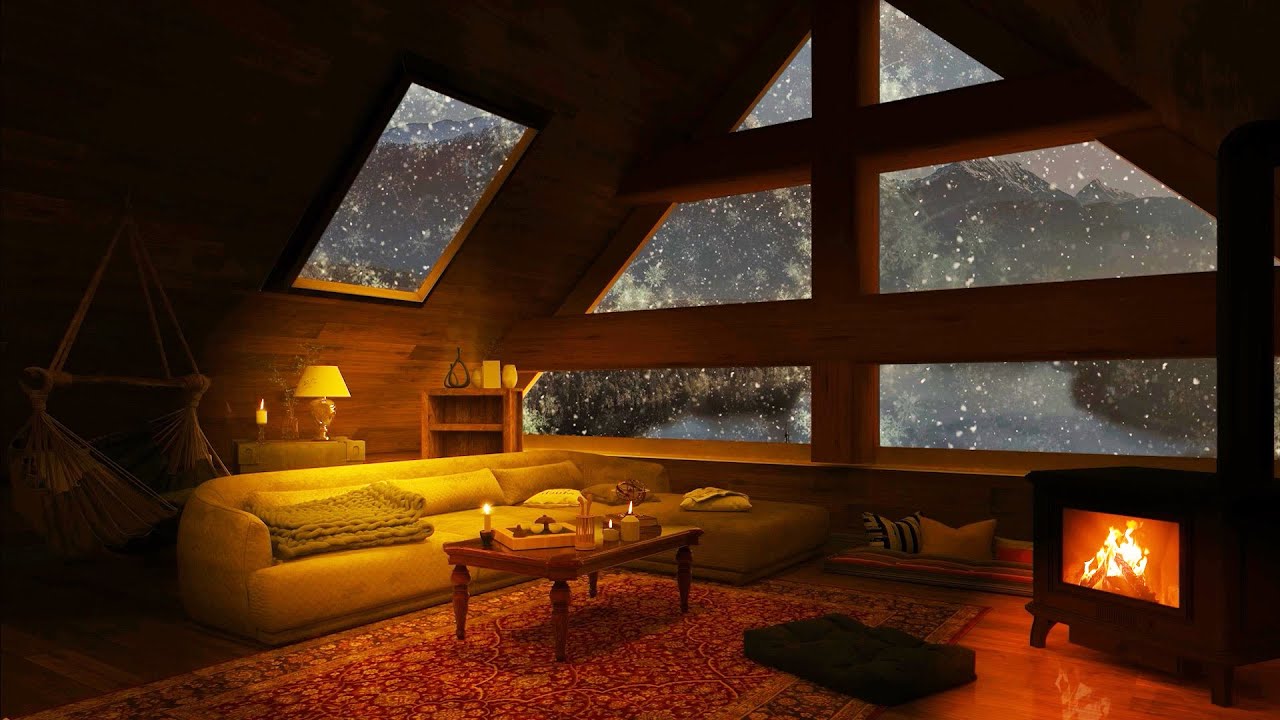 The Best Snowy Weather for a Winter Day - The Warm and Cozy Chalet ...