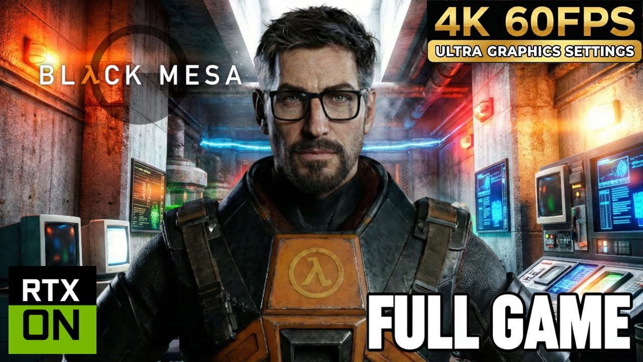 BLACK MESA Gameplay Walkthrough FULL GAME [PC 4K 60FPS] - No Commentary ...