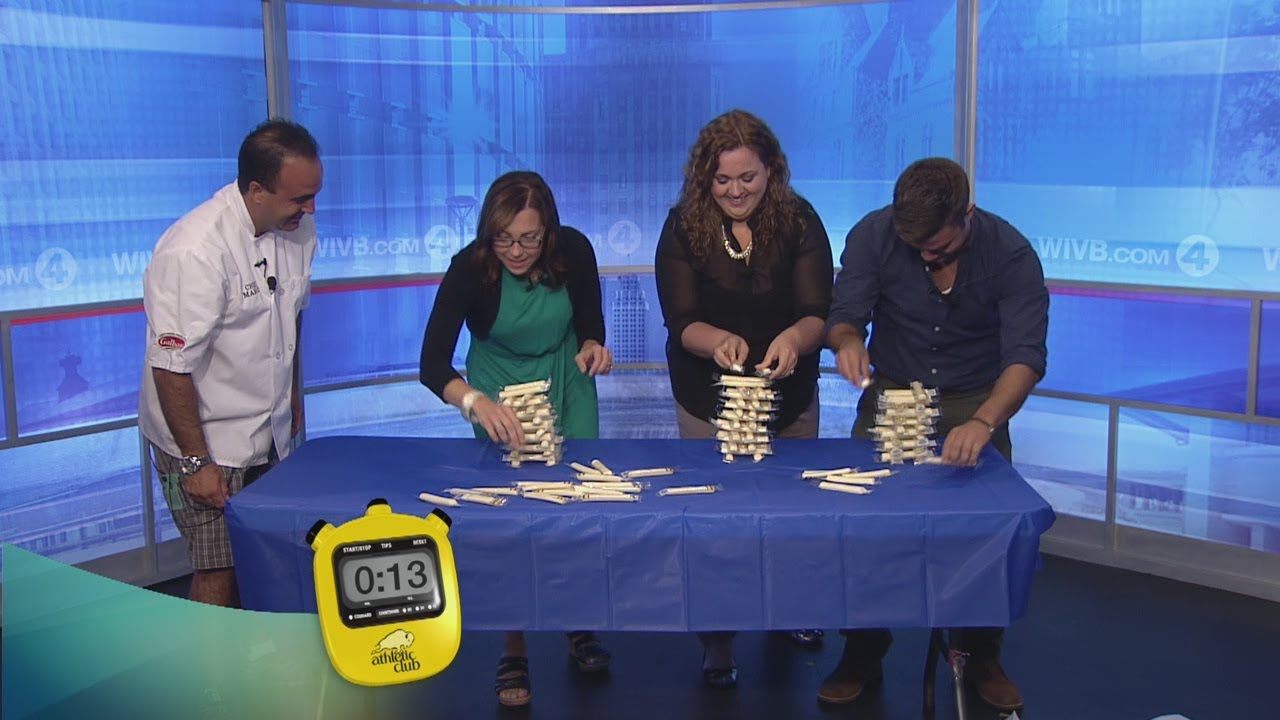 cheese stacking competition - YouTube