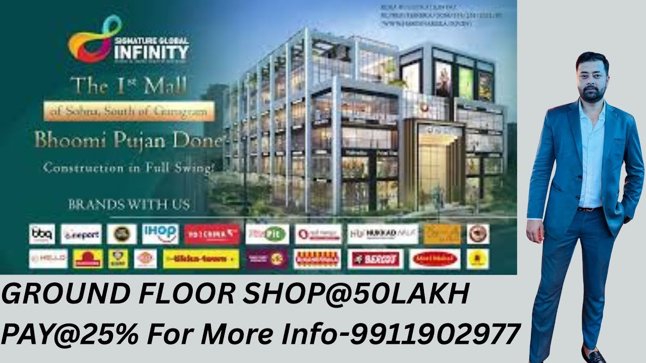 Signature Global Infinity Mall Sohna - Walkthrough| Ground floor shop ...