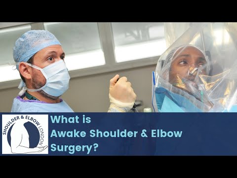 What is awake shoulder & elbow surgery?