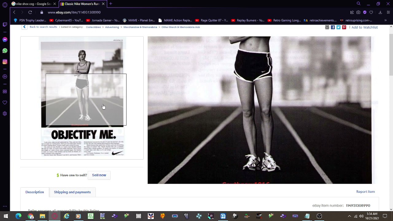 classic nike women's running objectify me print advent - YouTube