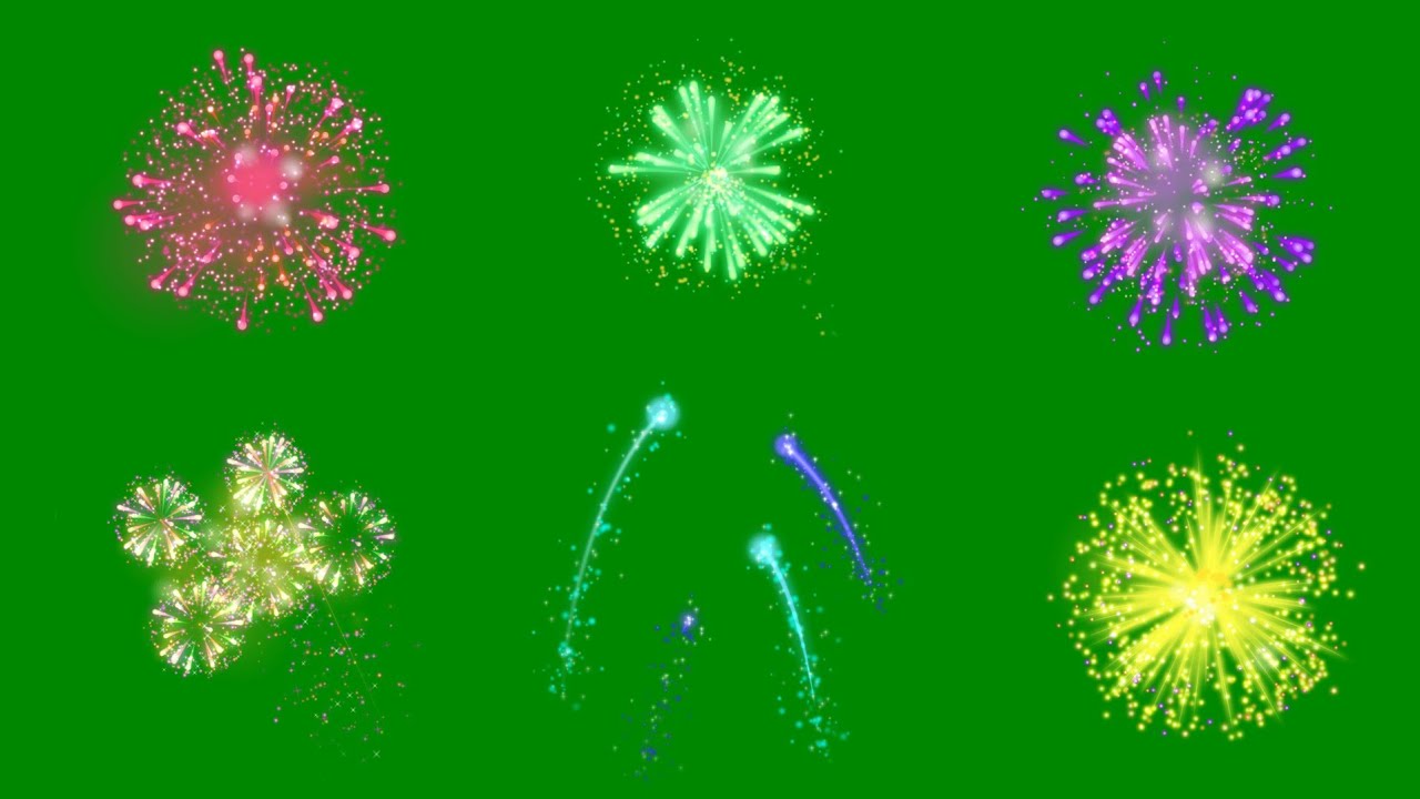 Fireworks Effects Green Screen | EveryThing Green Screen - YouTube