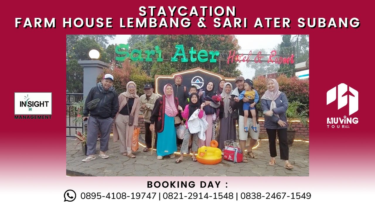 Staycation Farm House Lembang & Sari Ater Subang | @muvingtour - YouTube