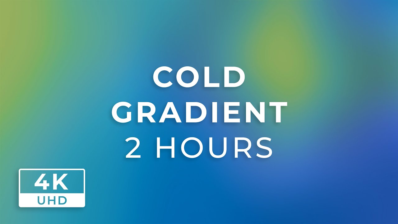 COLD GRADIENT 🧤 2 HOUR 🕑 [ Animated 2D Background - Relaxing Music 🎵 ...