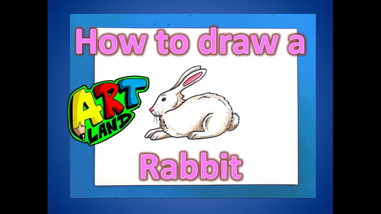 How to draw a Rabbit - YouTube