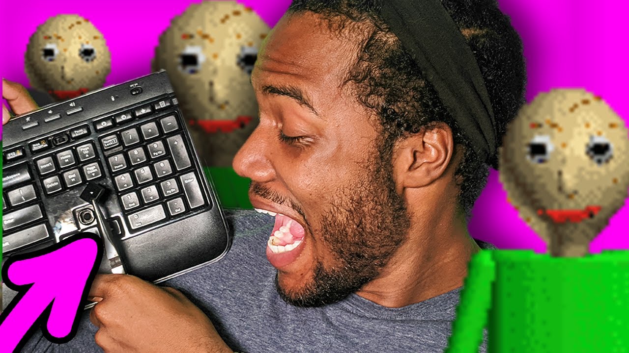 WALKING BACKWARDS CHALLENGE || we REMOVED the Forward Key 😬 [Baldi's ...