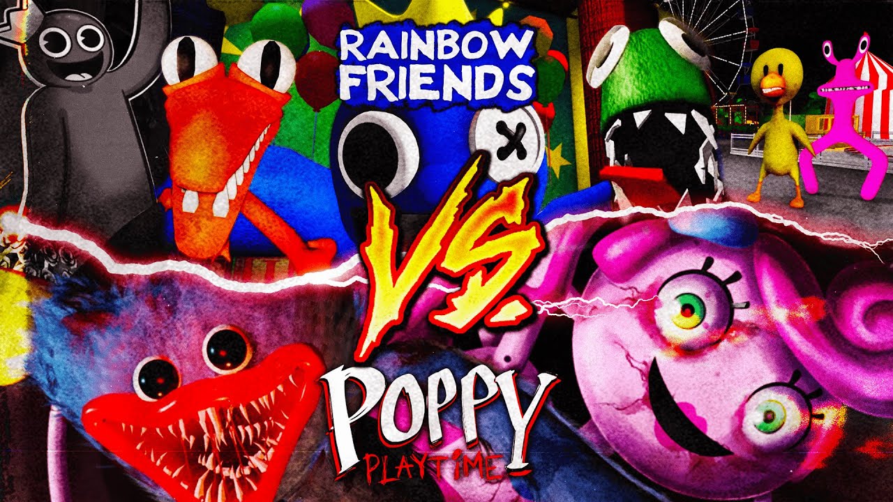 RAP DE RAINBOW FRIENDS VS POPPY PLAYTIME | BATALLA DE RAP - YouTube