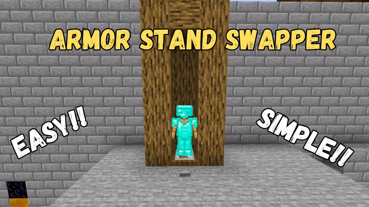 Armor Stand Swapper Tutorial for Minecraft Bedrock 1.21.5!! - YouTube