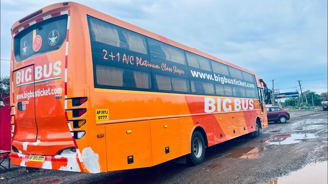 Travelling from Hyderabad to Chennai in NEW BIG BUS TRAVELS #hyderabad ...
