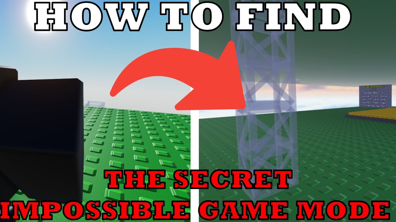 HOW TO FIND THE SECRET IMPOSSIBLE GAME MODE IN NOOB MAYHEM...(OUTDATED ...