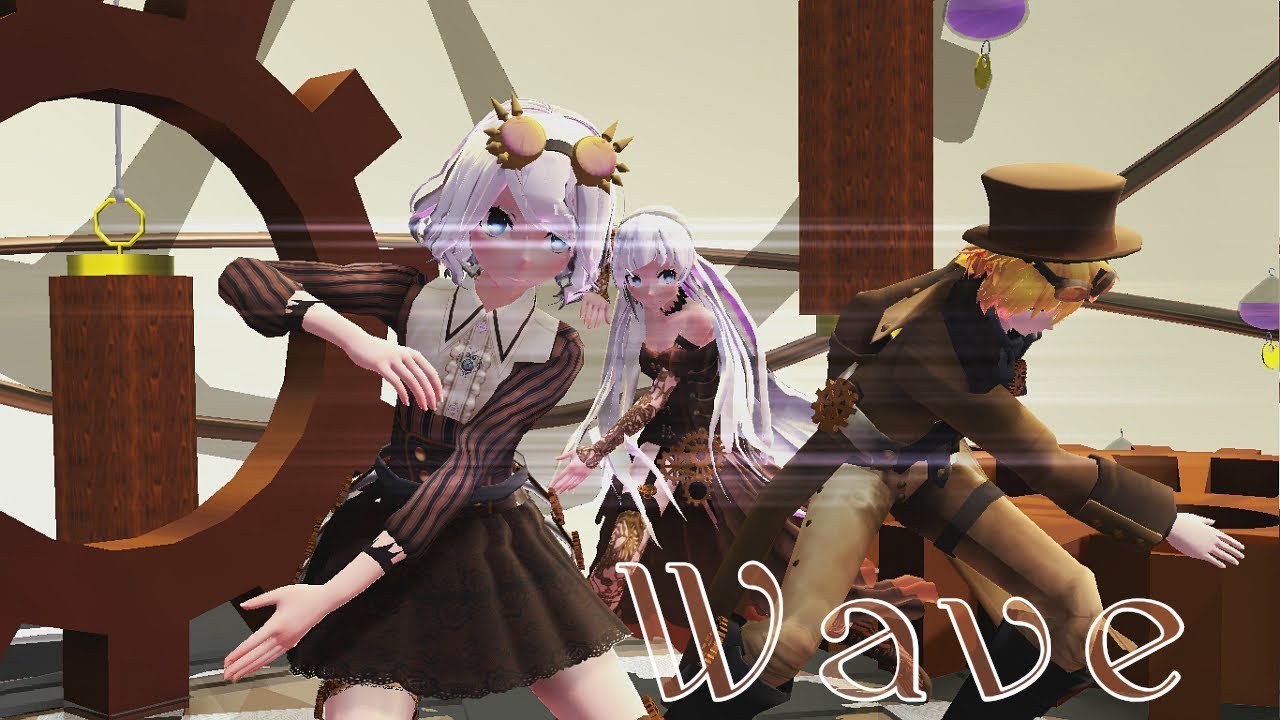 [MMD] WAVE [Sveva/Beatrice/Uriah Steampunk] - YouTube
