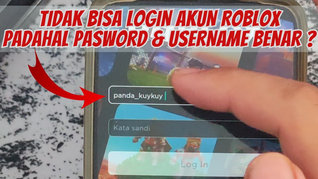CARA MENGATASI TIDAK BISA LOGIN ROBLOX PADAHAL USERNAME DAN PASSWORD ...