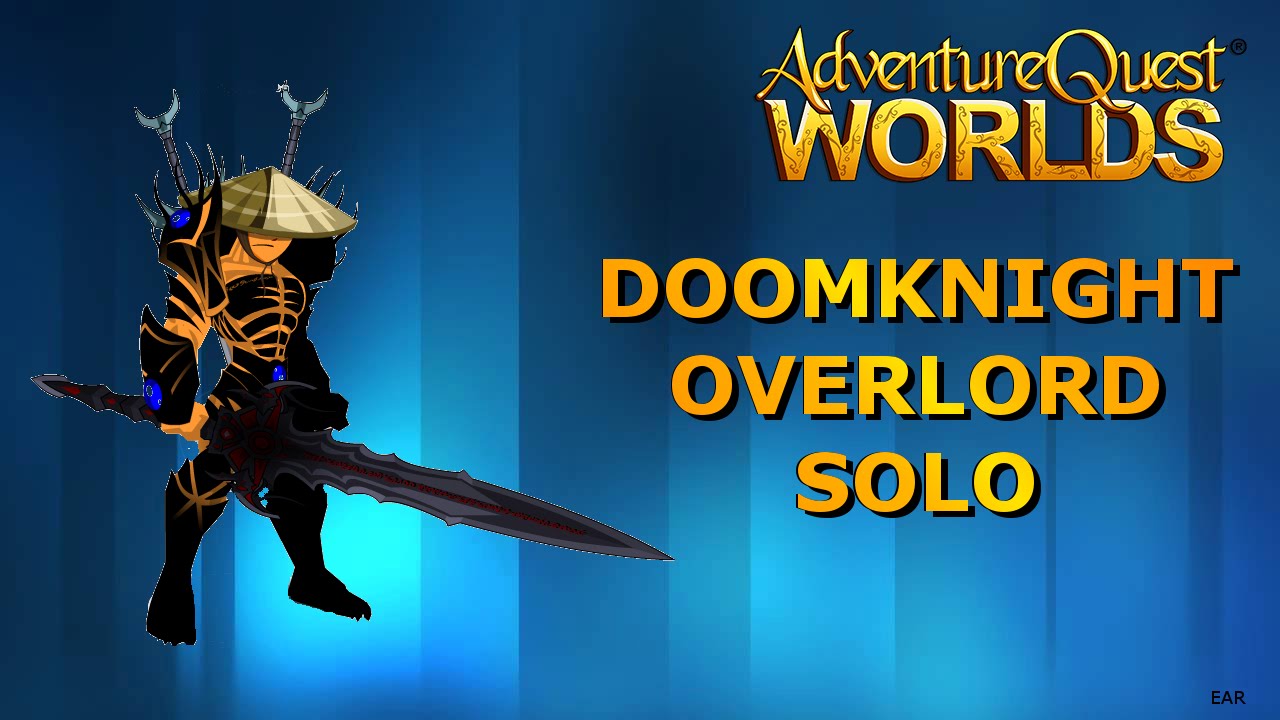 =AQW= Doomknight Overlord Solo (15000 Crit) - YouTube