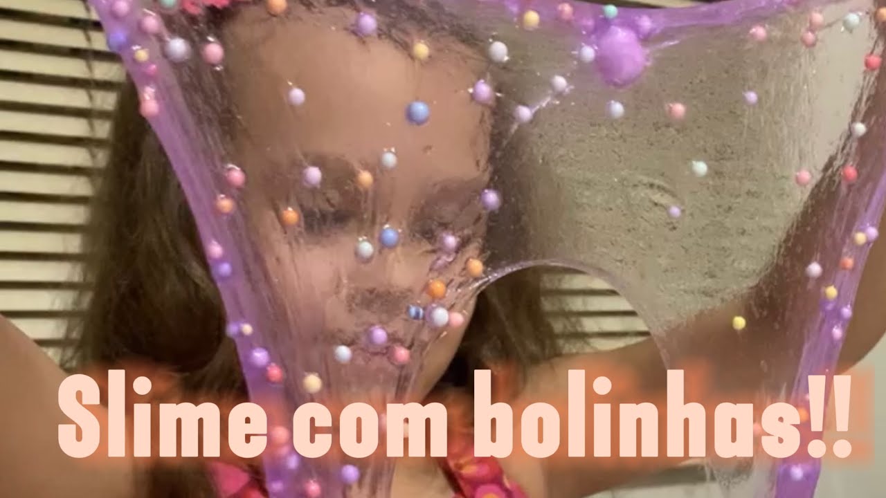Brincando com slime muito bonito e diferente ! - YouTube