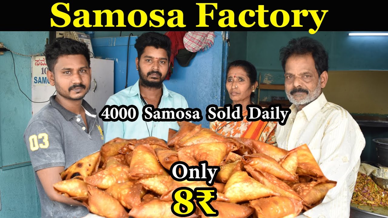 Highest Sold Onion Samosa | 4000 Samosa Sold Daily in Bangalore ...