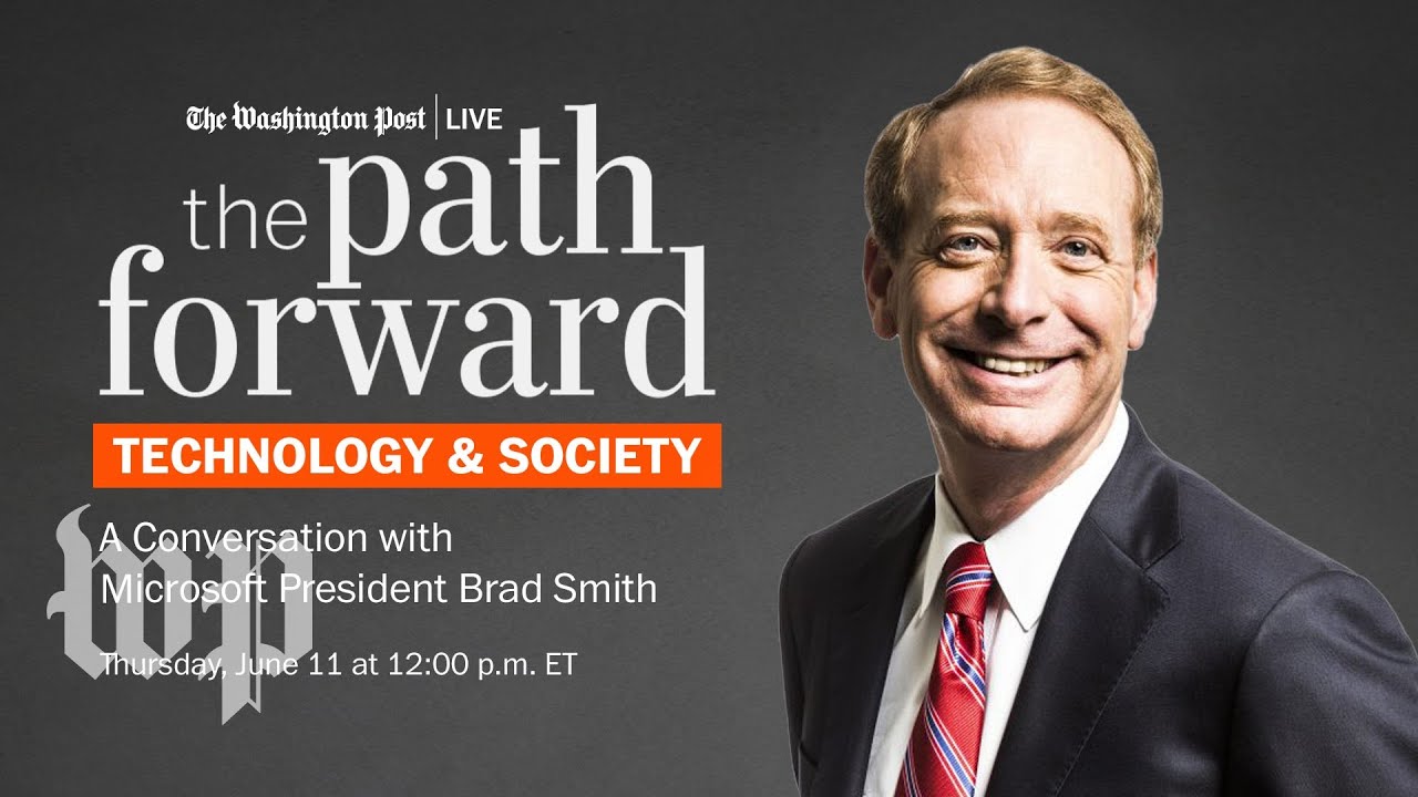 Microsoft president Brad Smith on covid-19 and role of technology (Full ...